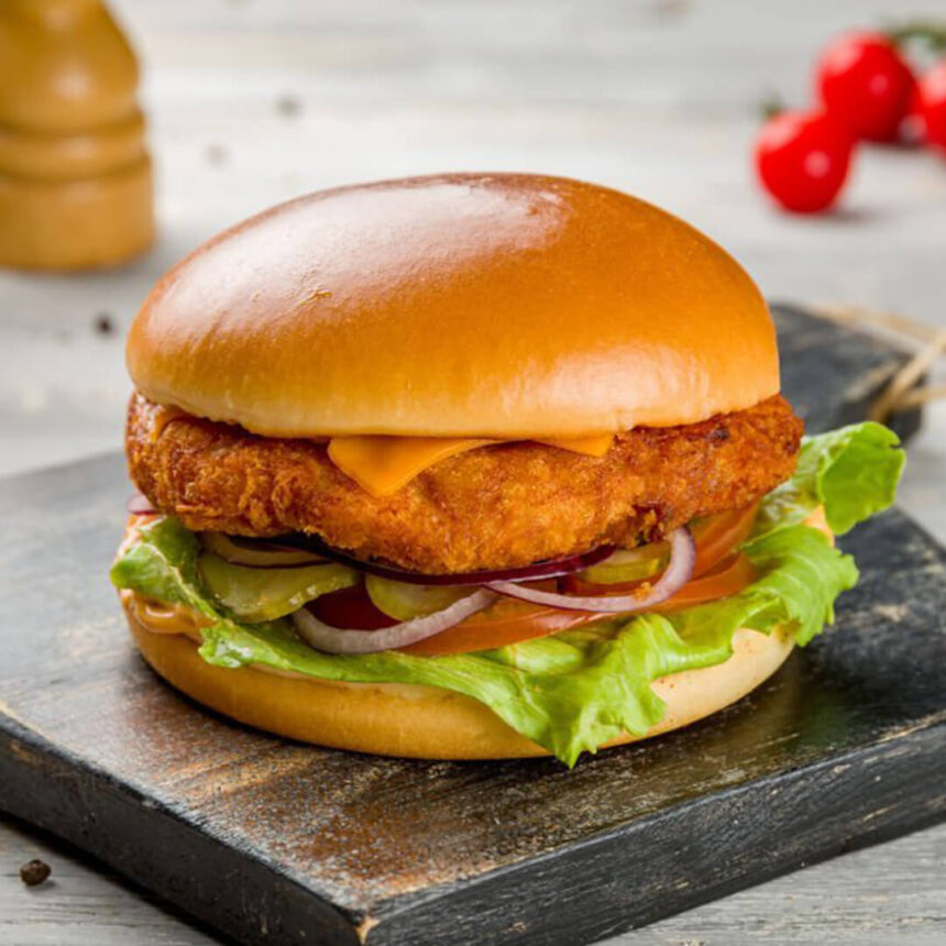 Classic Chicken Burger – Gold Farm
